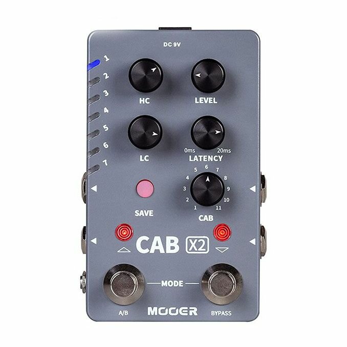 Mooer M724 Cab X2 Stereo IR Cabinet Simulation Pedal Dual Channel