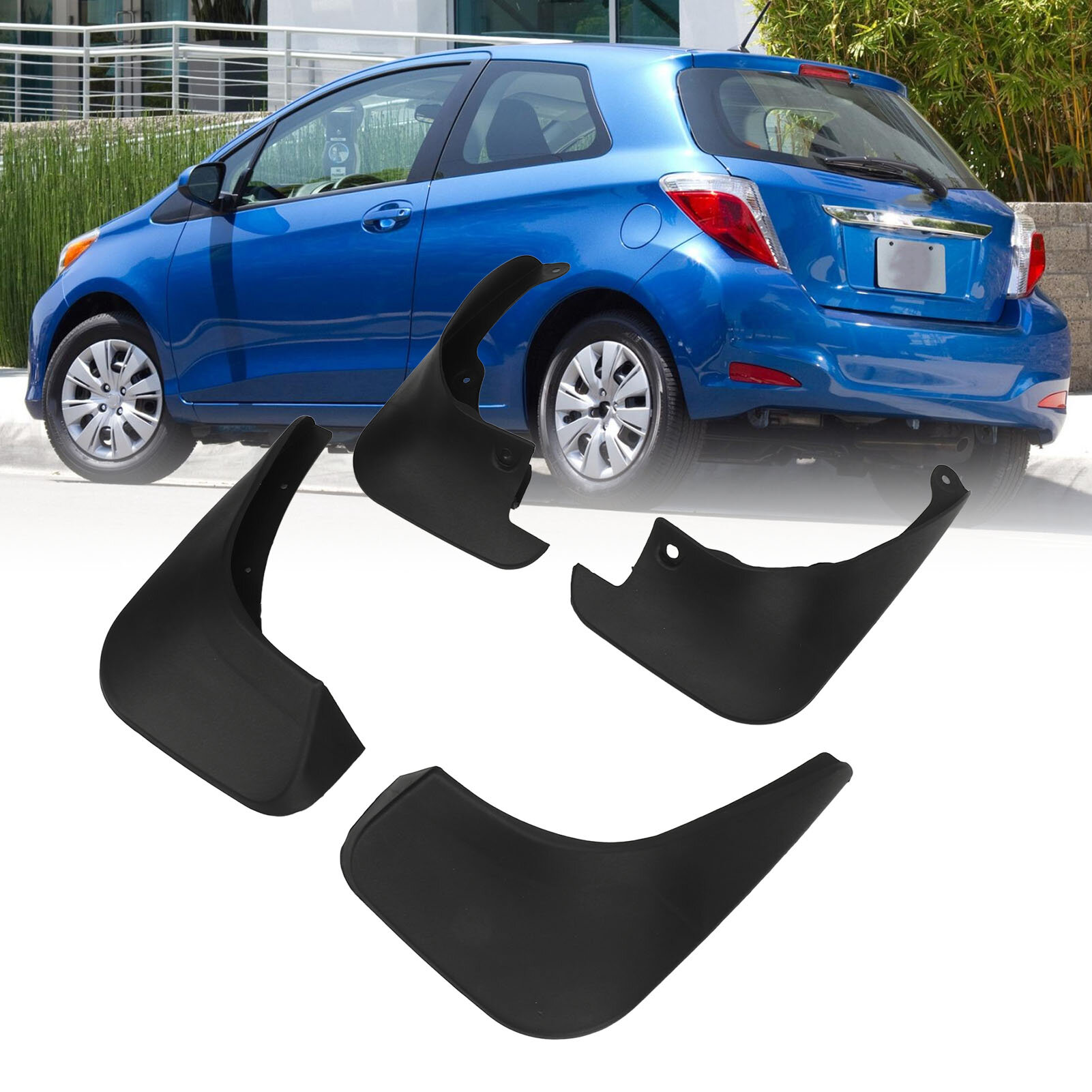 Брызговики защитные для Toyota Yaris 2007-2013 Sedan 4 шт передние задние