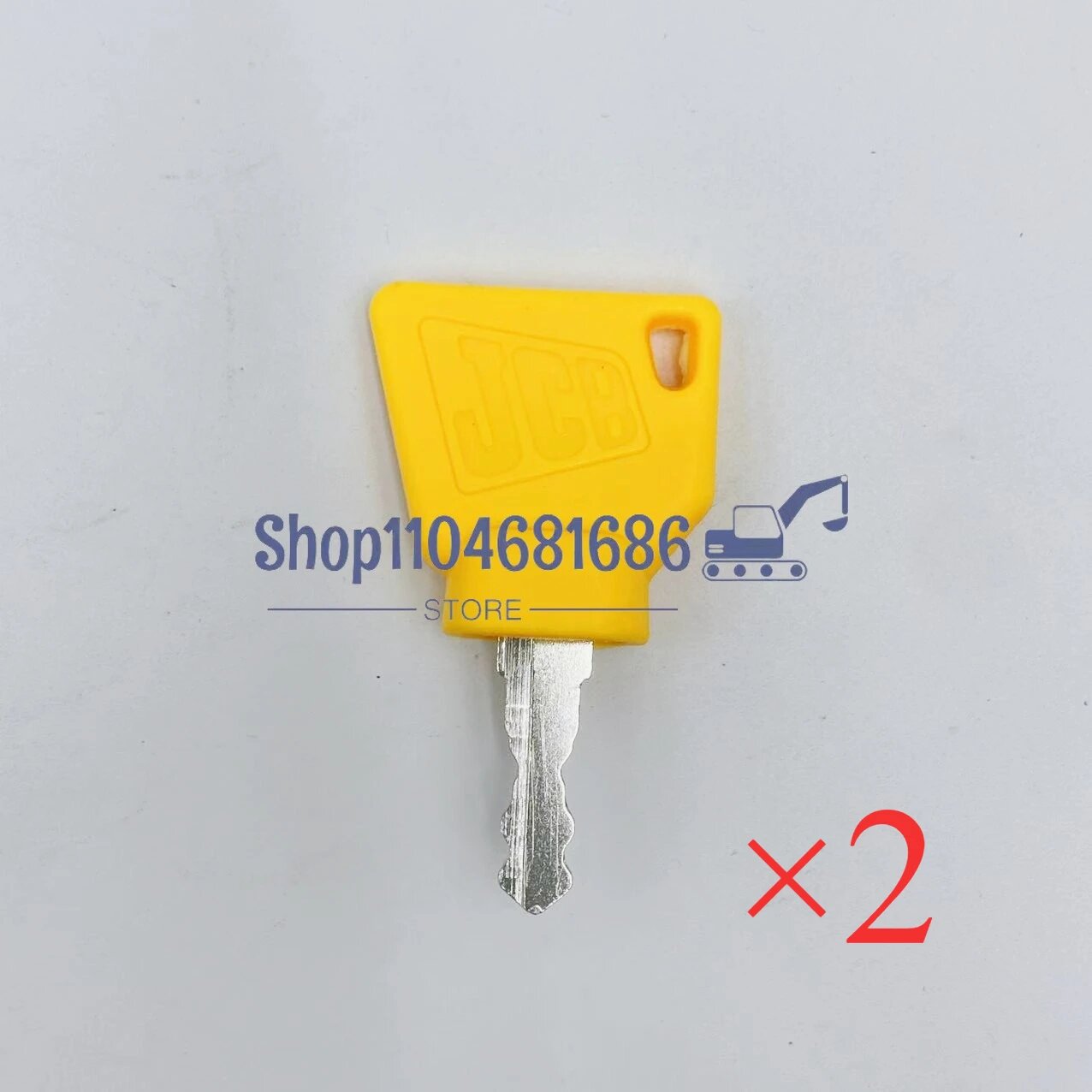 2-х предметный ключ зажигания, ключ стартера для экскаватора JCB 3CX Bomag, подходит для 2PCS