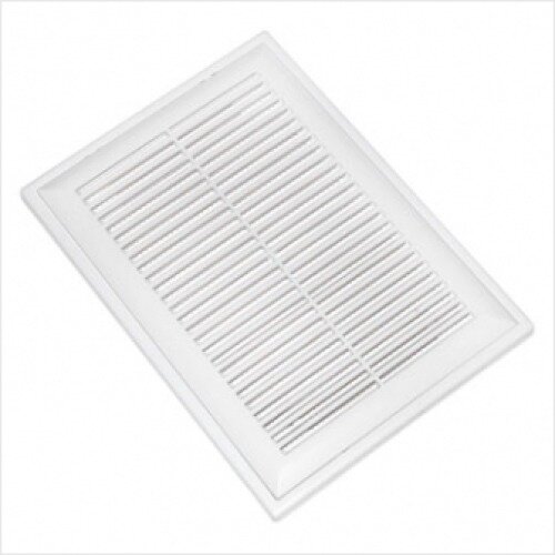 Решетка вентиляционная Event / Эвент П1520М(Р) с сеткой, из пластика, белая, размер 200х150мм / строительство и ремонт