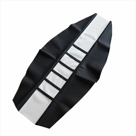 Чехол на сиденье мотоцикла Чёрно-белая , шкурка противоскользящий захват, кросс-эндуро универсальный