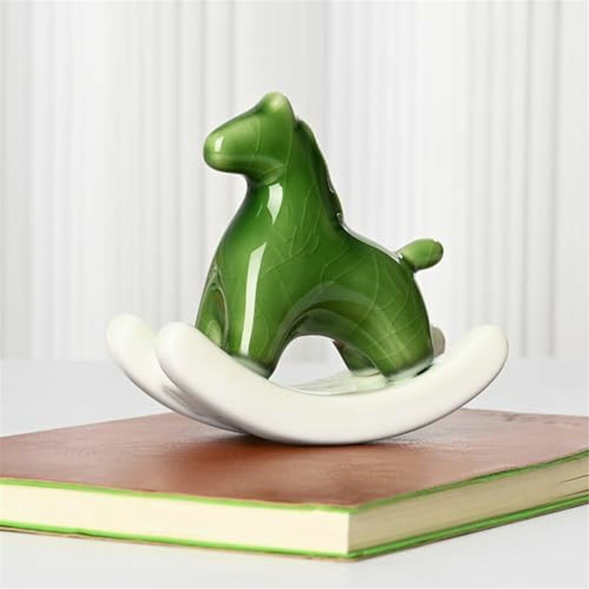 Керамическая Статуя Лошадки-Качалки Для Дома, Скульптура Современного Искусства,