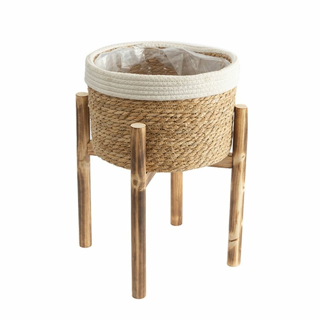 Соломенная корзина для растений, домашние тканые горшки цветов, украшения стирки, домашняя одежда