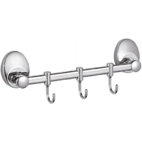 Планка с крючками Haiba для полотенец хром (HB1615-3)