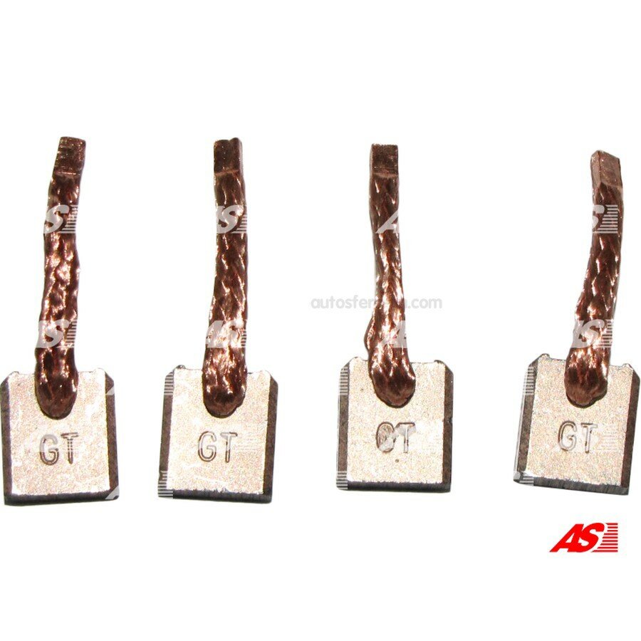 AS SB6007 Щетка генератора/стартера 4 шт. SUZUKI ALTO/BALENO/SWIFT/WAGON R+/TOYOTA CARINA/CELICA/COROLLA