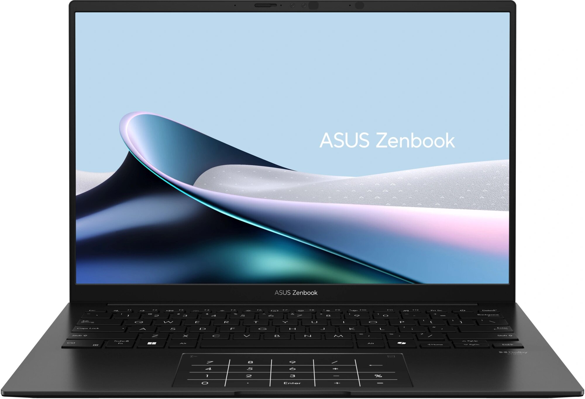Ноутбук Asus Zenbook 14 UM3406GA-QD118 Ryzen AI 5 430 16Gb SSD1Tb AMD Radeon 840M 14" OLED WUXGA (1920x1200) без ОС black WiFi BT Cam Bag (90NB17R1-M006D0)