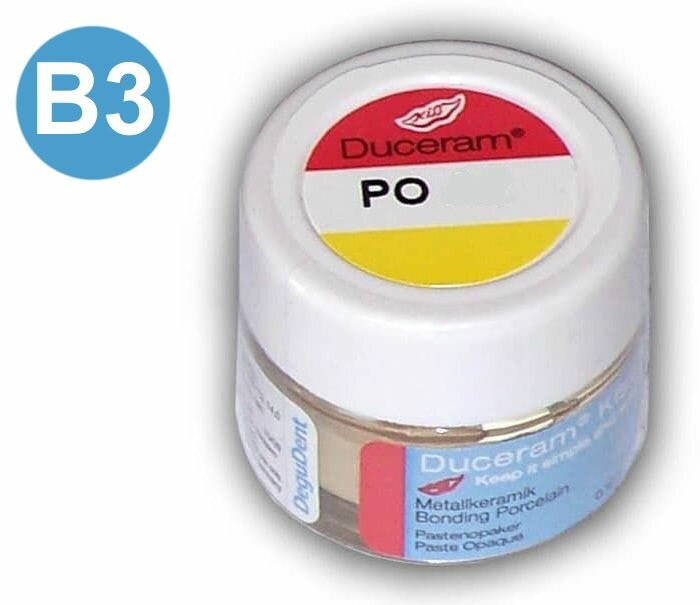 Масса керамическая для металлокерамики Дуцерам Кисс (Duceram Kiss) опак паста B3 (3 мл)