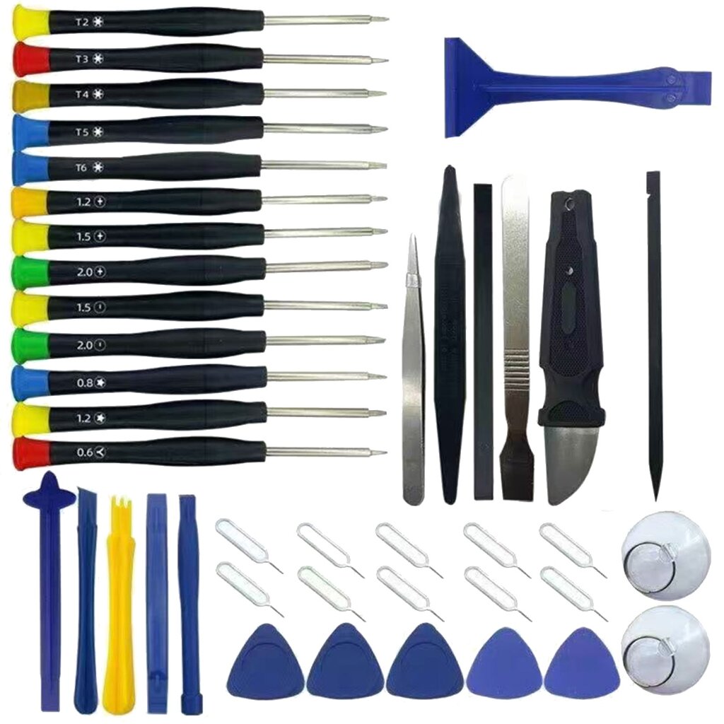 Набор Прецизионных Отверток для Электроники 42 штуки с Инструментом Spudger Tool для Ремонта Компьютера, Ноутбука, ПК, Планшета
