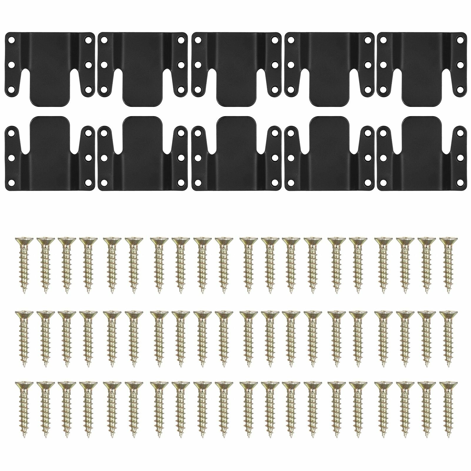 Универсальные соединители для дивана секционного, 10 шт. Легкая установка, прочные металлические крепления для соединения мебели