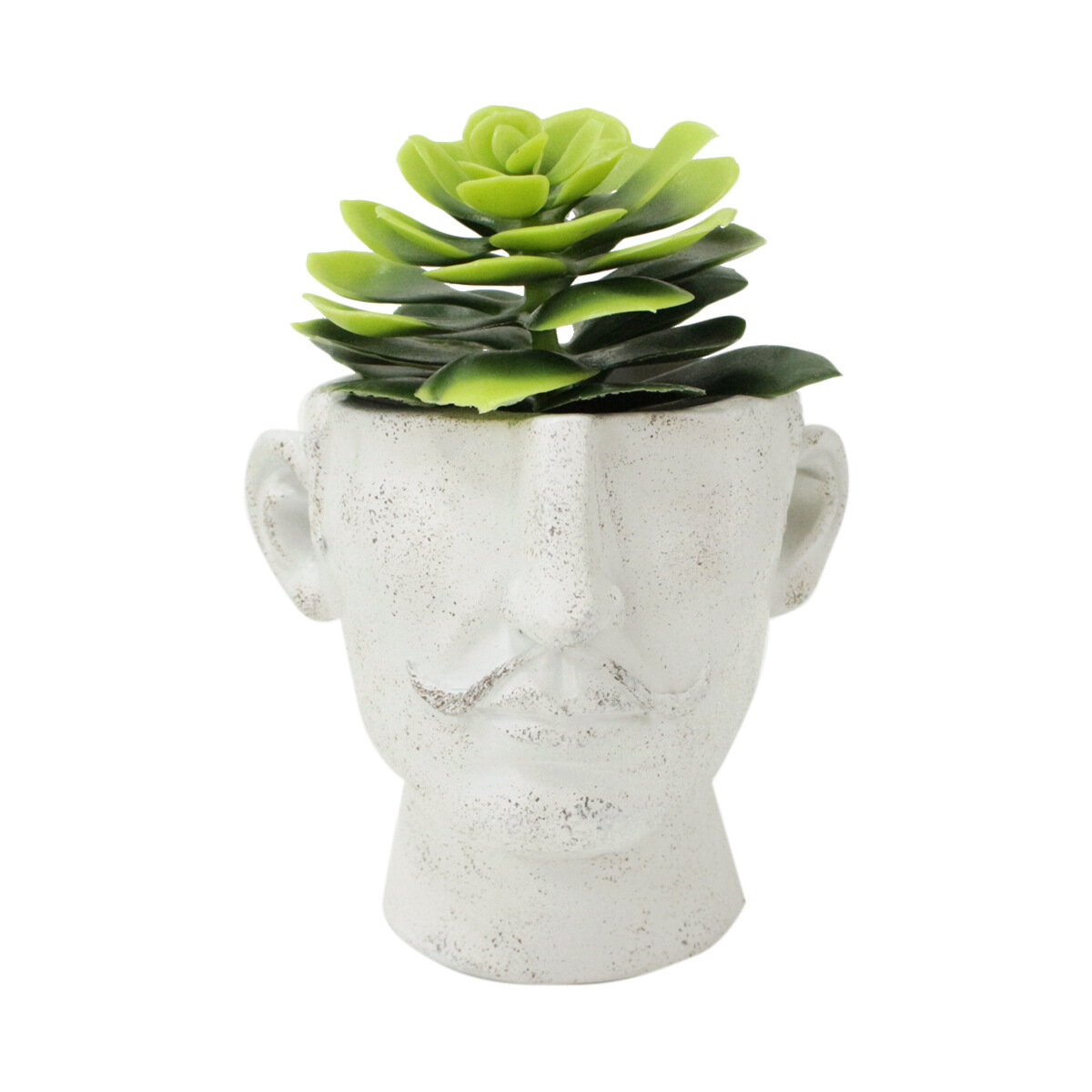 Креативный цветочный горшок из смоляного лица, художественный цветочный горшок в виде мужской головы, скульптура в виде усов, кашпо, уникальный цветочный горшок в форме статуи для суккулентов, комнатный, балконный, гостиная, стол, украшение для сада