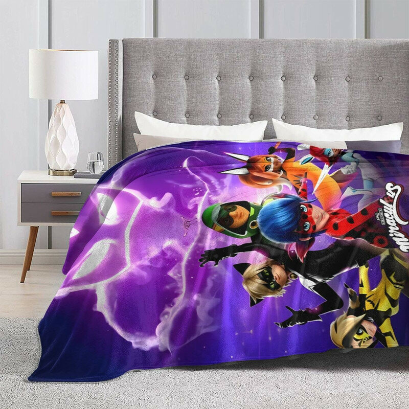 Плед Miraculous Ladybug Пледы Леди Баг и Супер-Кот Marinette Маринетт