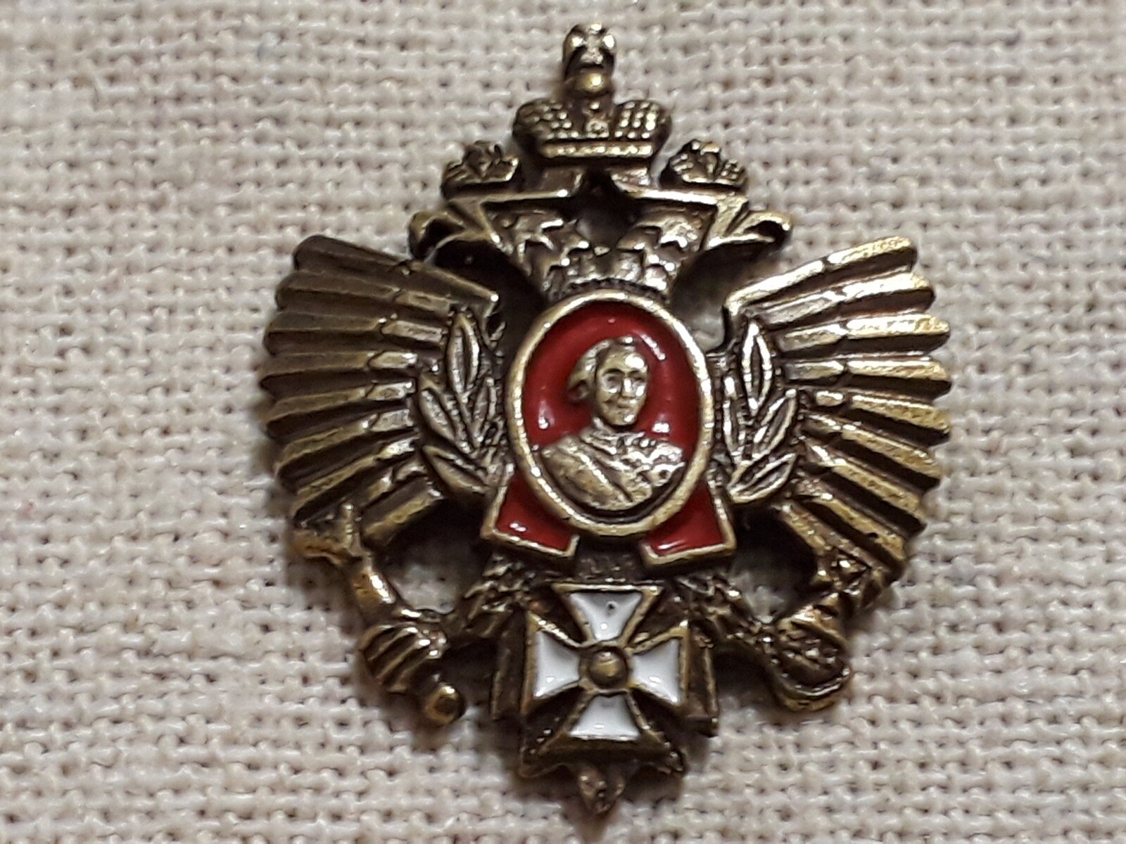 Тяжелый знак фрачник Герб РФ Суворовское училище