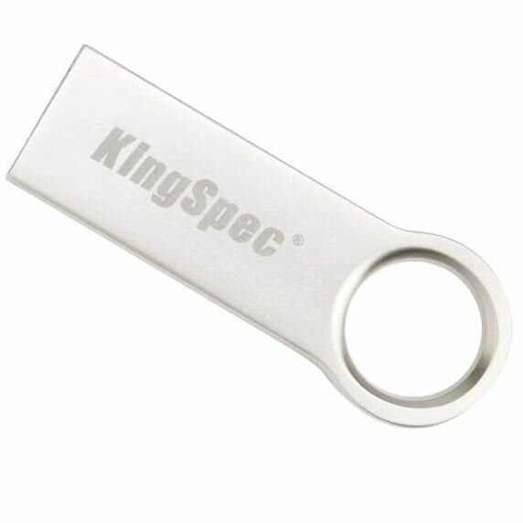 Память USB Flash 64 ГБ Kingspec Stick KU2U (KU2U-064 S) - открытый, металл, USB 2.0, чтение - 25 Мб/с