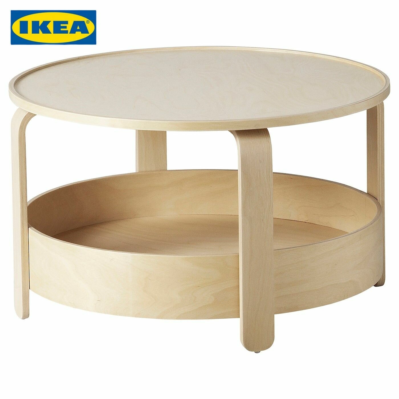 Журнальный столик IKEA BORGEBY Журнальный столик, березовый шпон, 70 см72