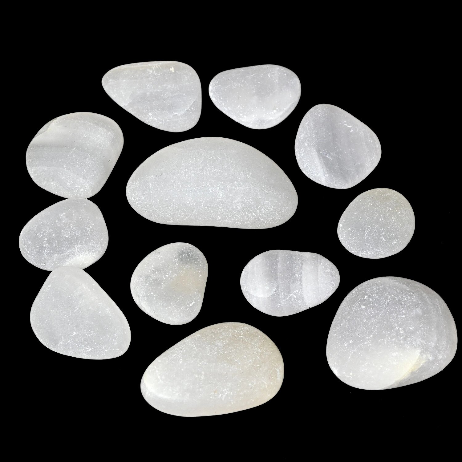 Манганокальцит галтовка фракция 10-25мм, упаковка 100г .