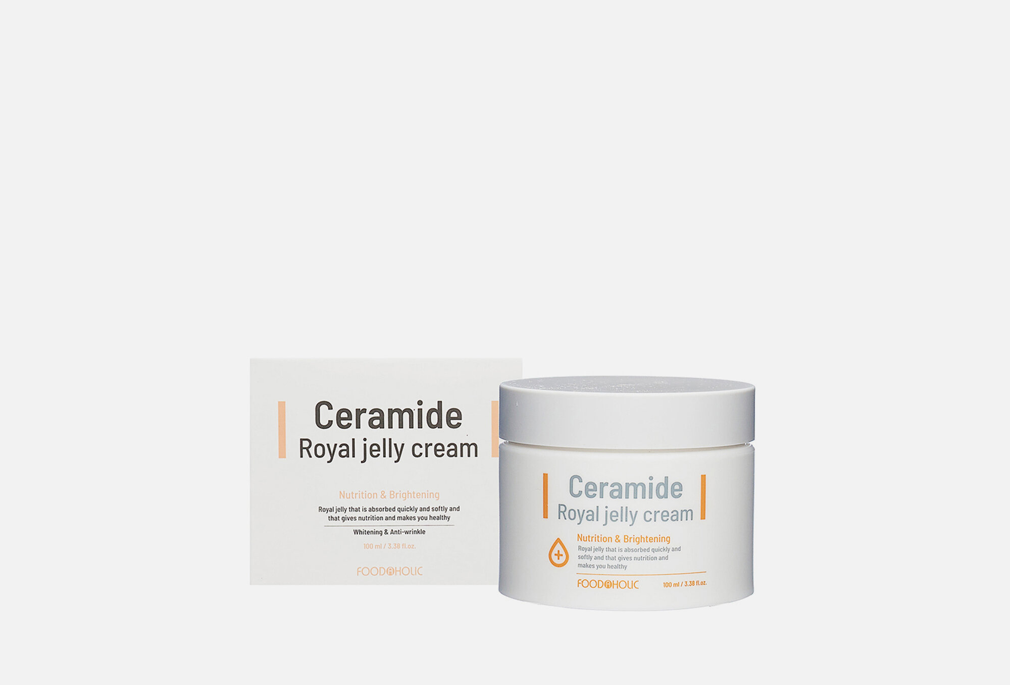 Антивозрастной функциональный крем для лица FOODAHOLIC CERAMIDE ROYAL JELLY CREAM 100 мл