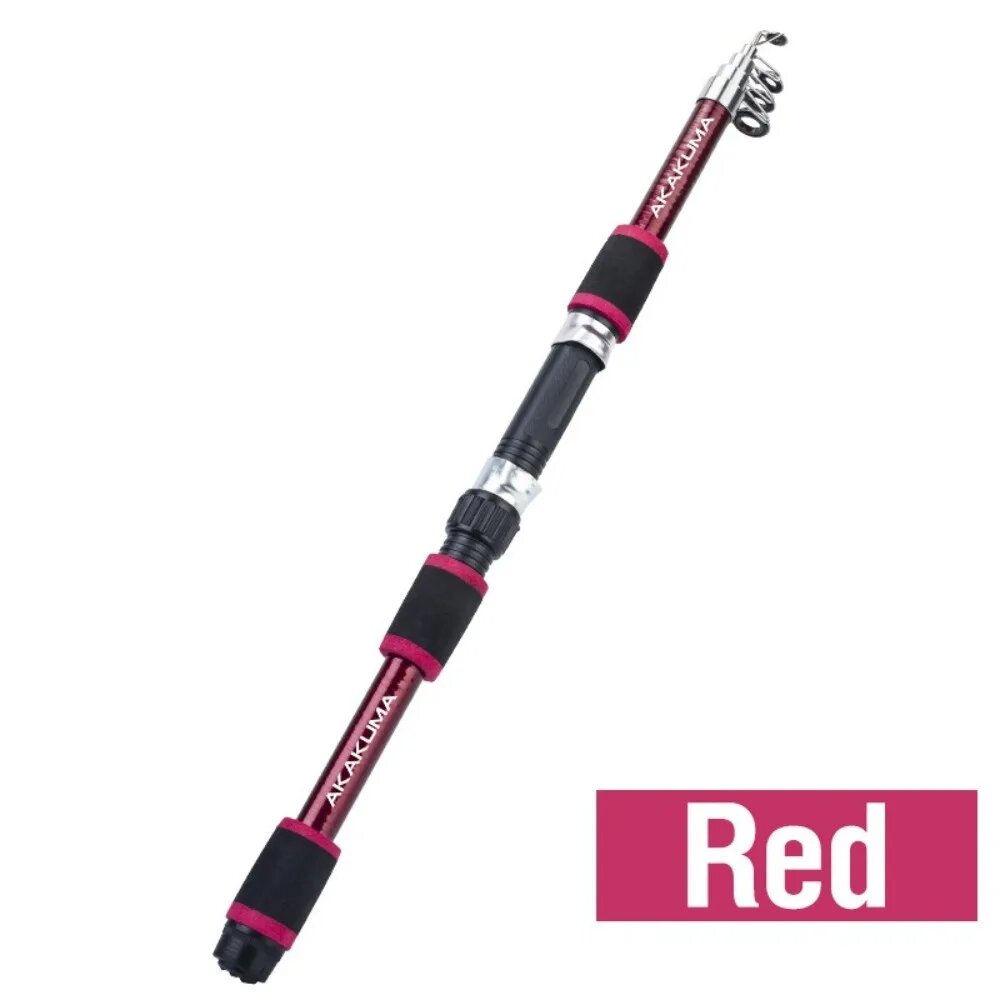 Телескопическая удочка Akakuma Red, 1.8 м, стекловолокно