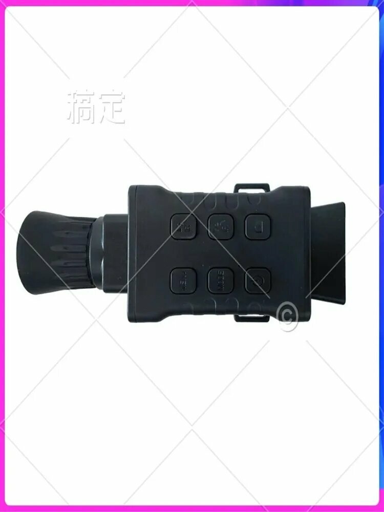 A1Монокуляр ночного видения NV3000 5-кратный цифровой зум 4K HD 36MP Инфракрасный охотничий телескоп обнаружения Открытый (черный)