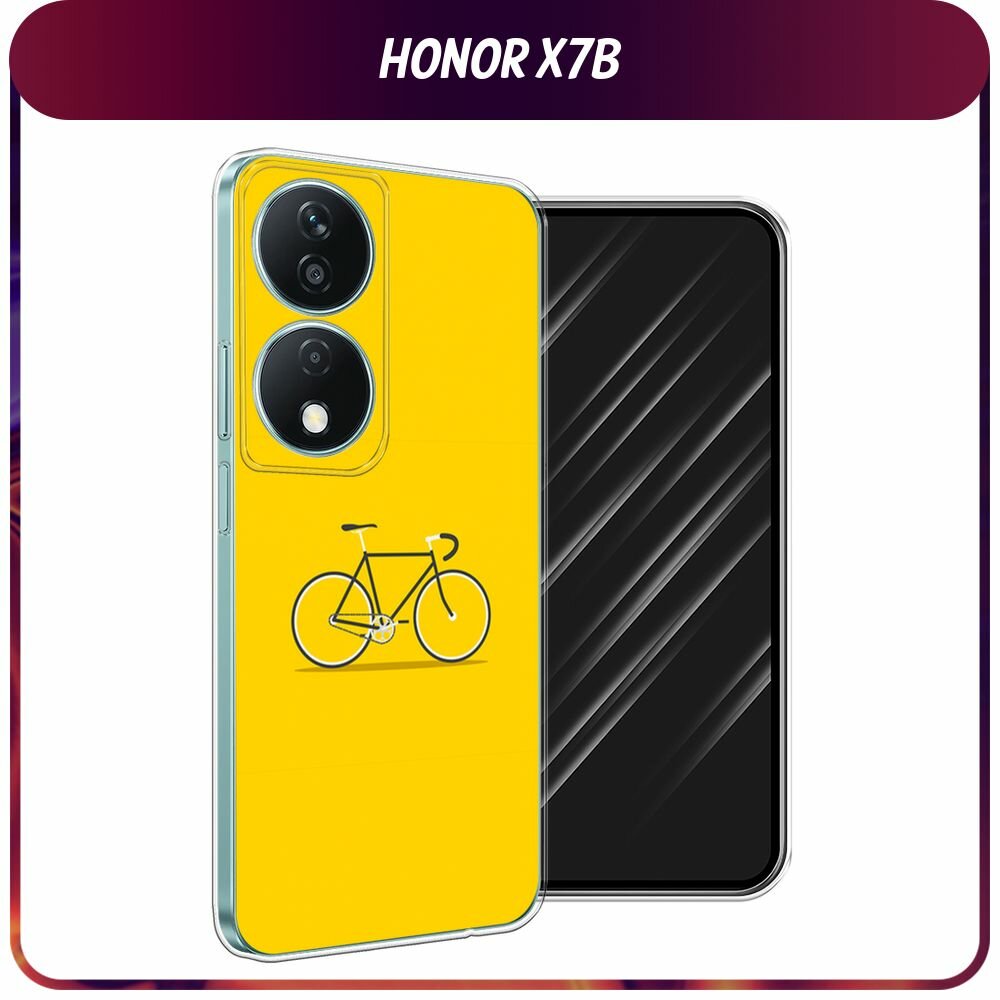 Чехол на Honor X7B/90 Smart / Хонор X7B/90 Смарт с принтом "Хобби велосипед 1"