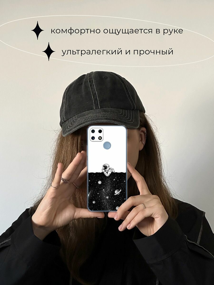 Чехол на Realme C25/C25s / Реалми С25/C25s с принтом "Космический сон" — фото 1