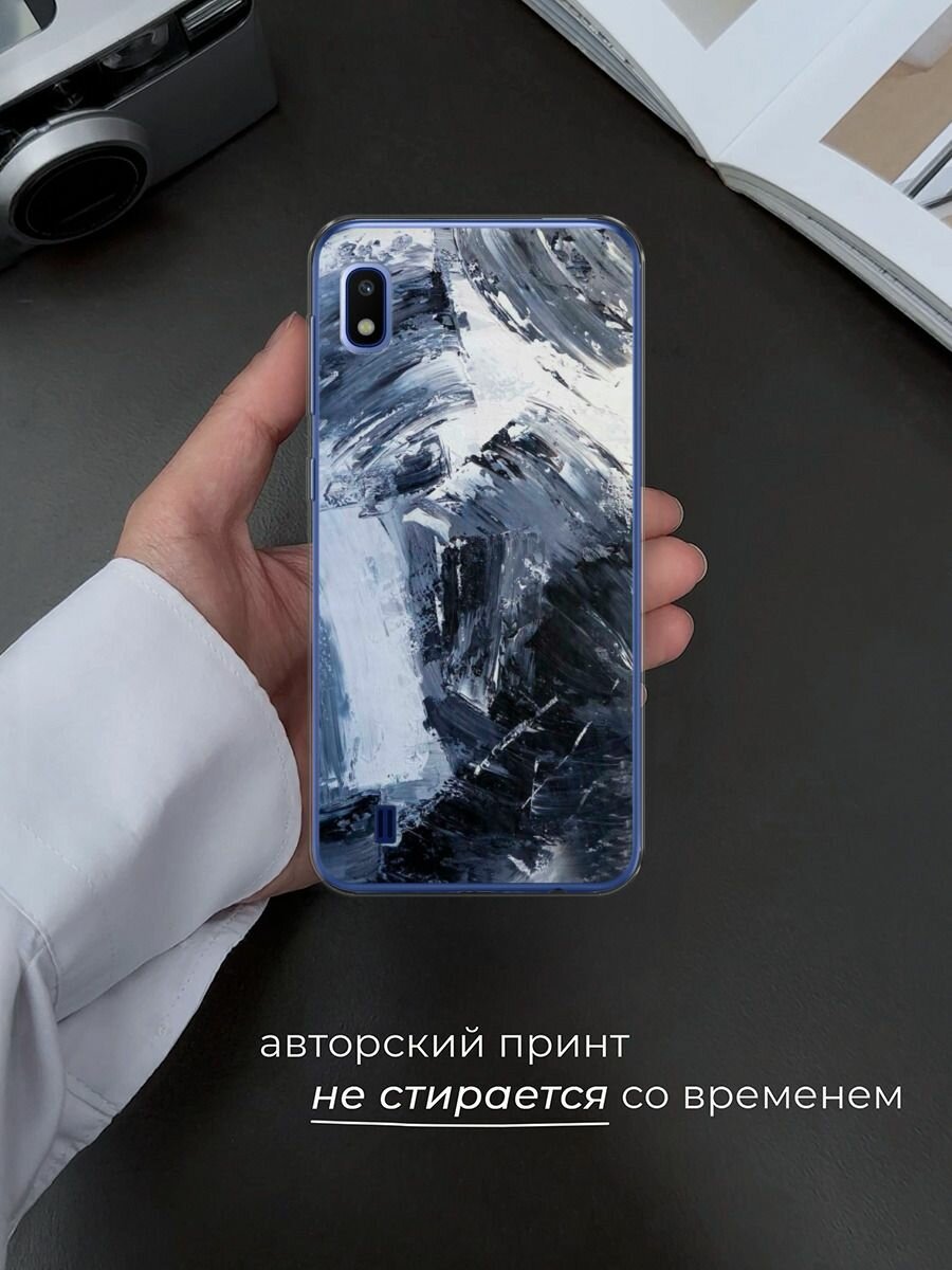 Чехол на Samsung Galaxy A10 / Самсунг Галакси А10 с принтом "Абстракция живопись" — фото 1
