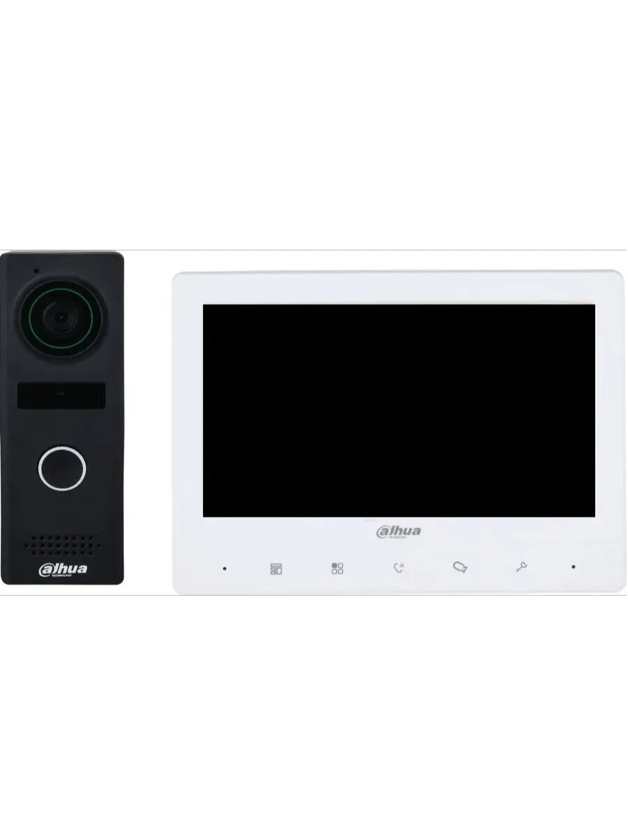 Комплект домофона Dahua DHI-KTA02M белого цвета