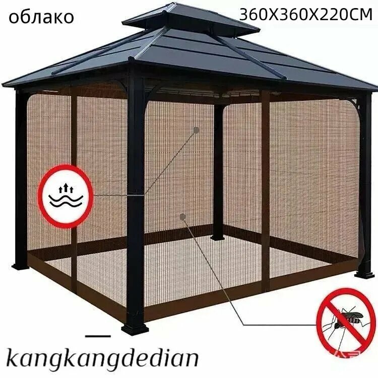 Комплектующие для беседки,360х360х220см