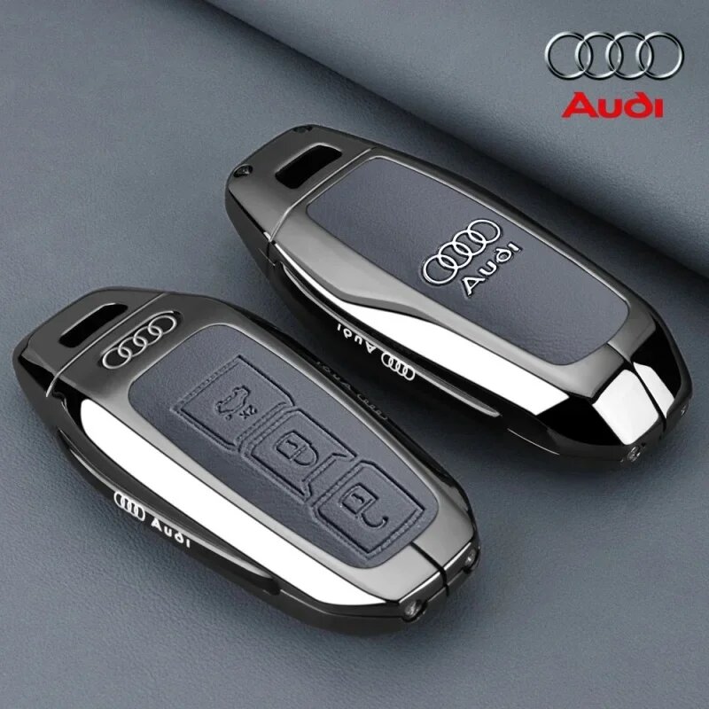 Автомобильный чехол для ключа Audi gun grey