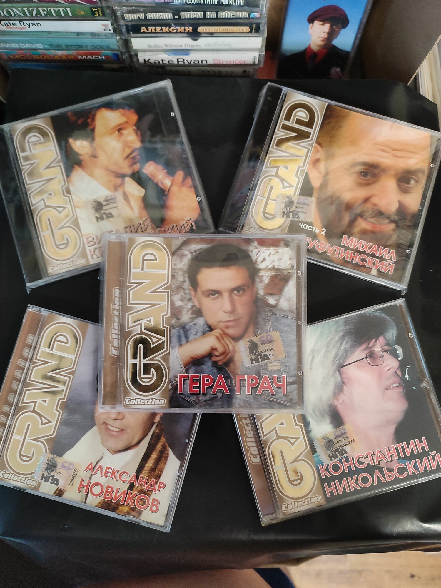 Коллекция шансона 5 дисков Новиков, Грач, Шуфутинский, Крестовский, Никольский