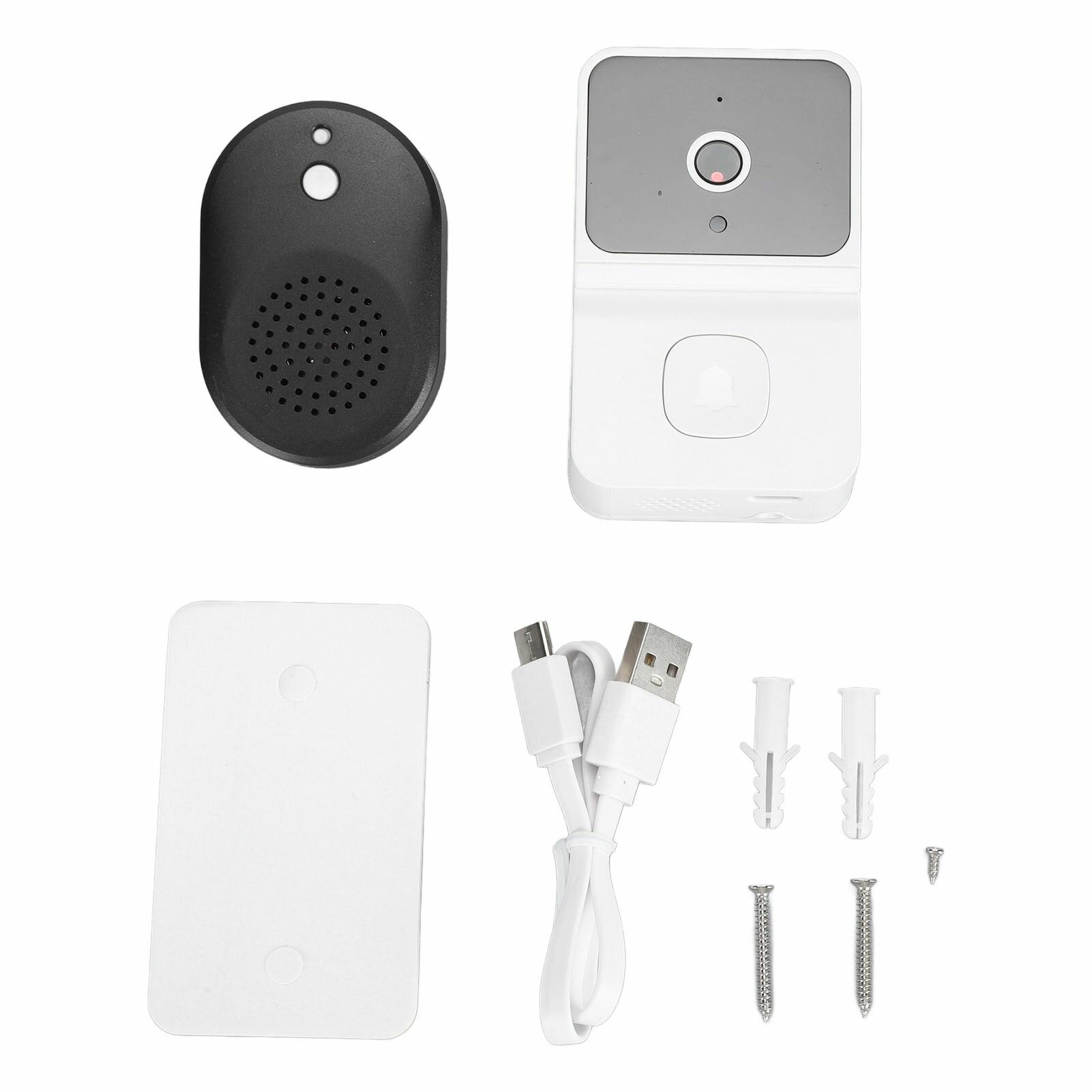 Камера Видеодомофона HD 1080P AI Обнаружение Движения Ночное Видение 2.4G WiFi