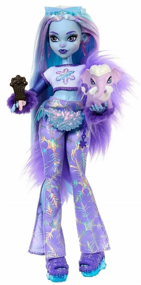 Кукла Монстер Хай Эбби Боминейбл G3 Третье Поколение g3 abbey bominable Monster High HNF64