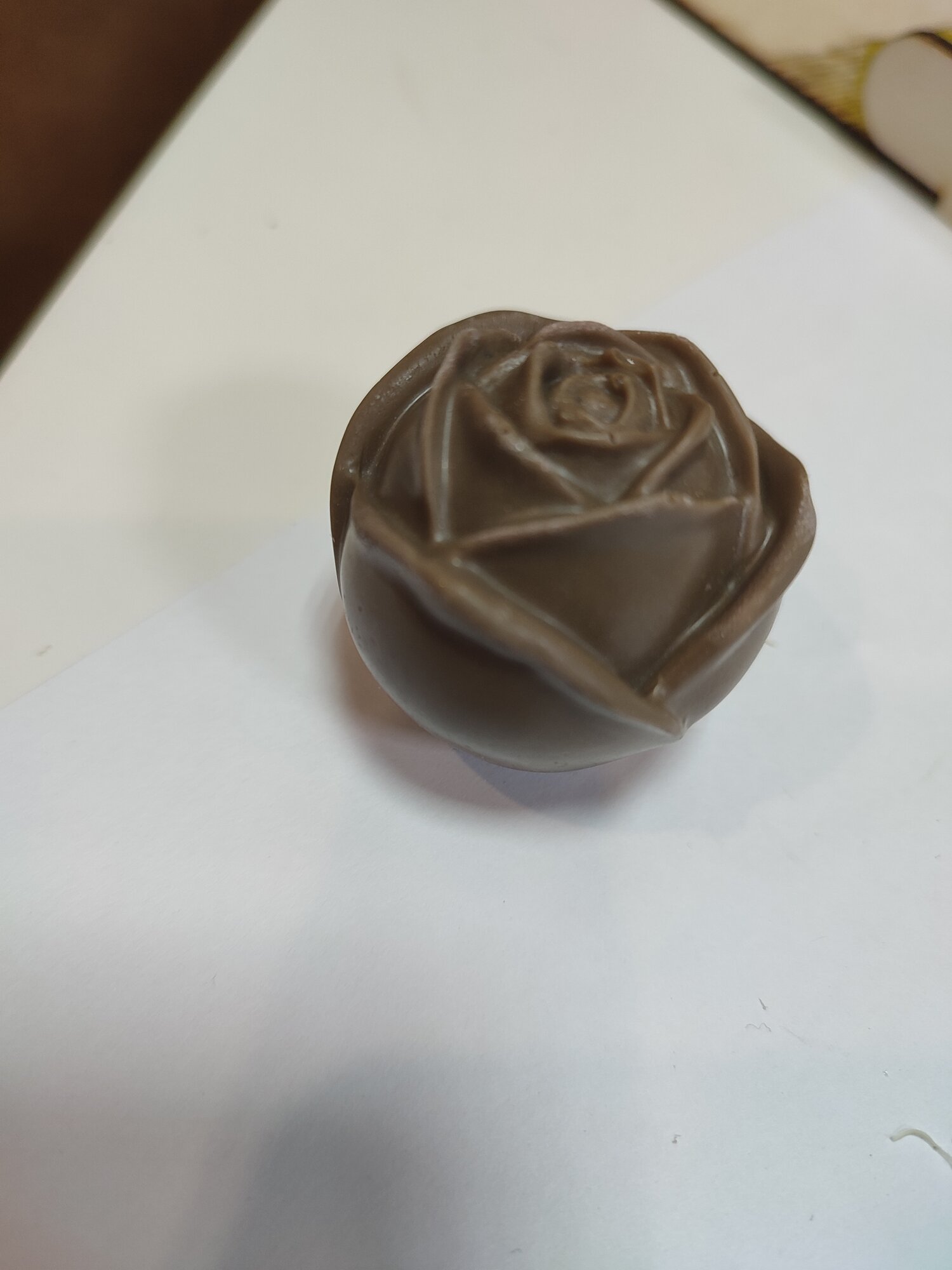 Дегтярное мыло натуральное ручной работы Цветок