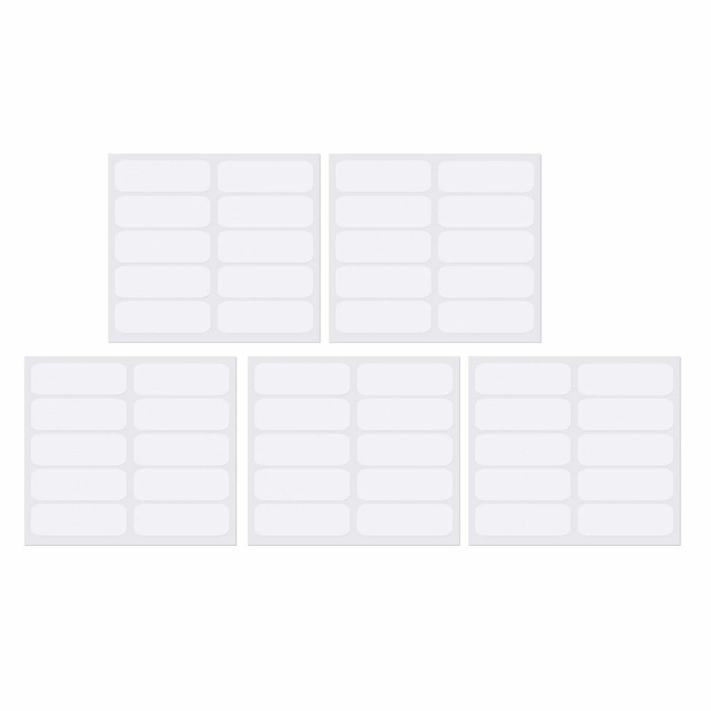 Упаковка из 50 этикеток для одежды без железа. Рукописные этикетки моющейся ткани. Наклейки с надписями организации одежды.