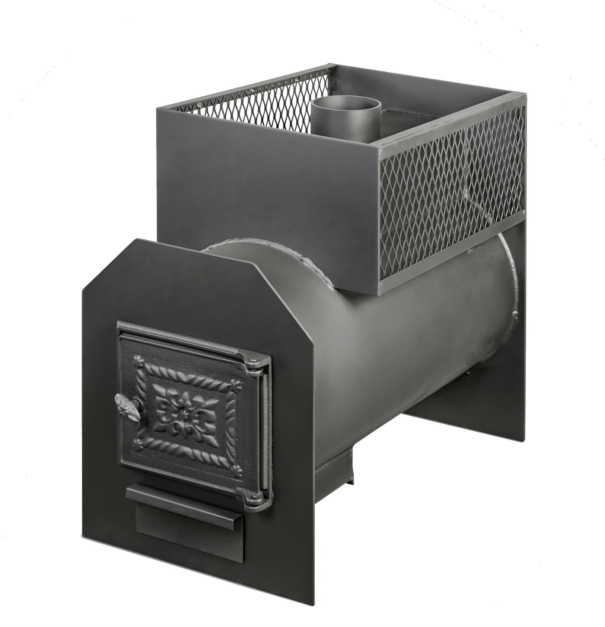 Печь банная "Радуга ПБ-26Б" (под навесной бак 50л/60л) ст.6 мм