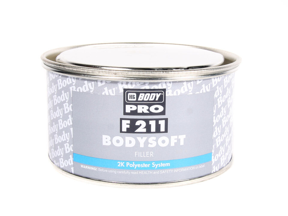 Шпатлевка 0 38 кг Body 211 SOFT п/э св желтая 2112300050