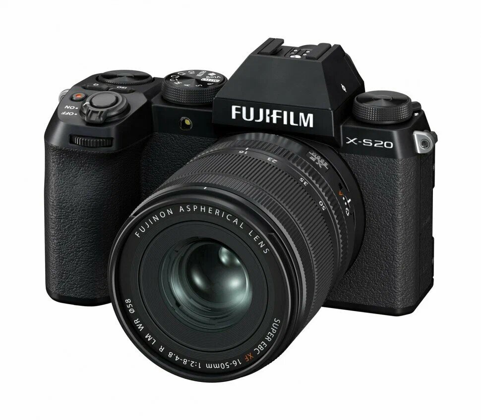 Фотоаппарат Fujifilm X-S20 Kit XF 16-50mm f/2.8-4.8 R LM WR, черный