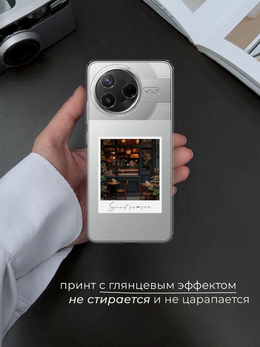 Силиконовый чехол на Poco F7 Pro / Поко F7 Про с принтом Sweet season — фото 1