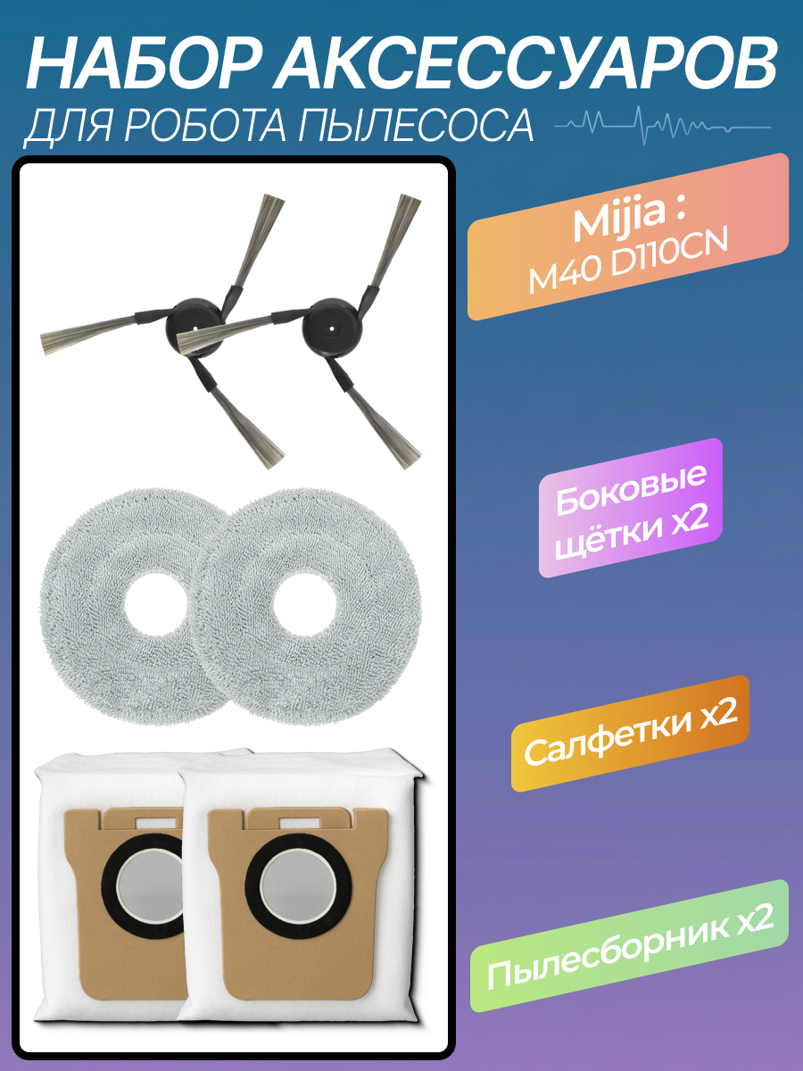 Набор расходников для робота пылесоса Xiaomi M40 (D110CN)