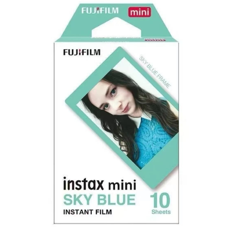 Фотобумага FUJIFILM INSTAX Instant Mini Sky Blue, light blue, 10 шт.