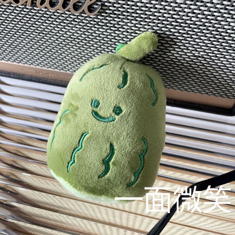 Милая горькая тыква мягкая брелок-ключница для сумок, аксессуар из плюша, 1 шт