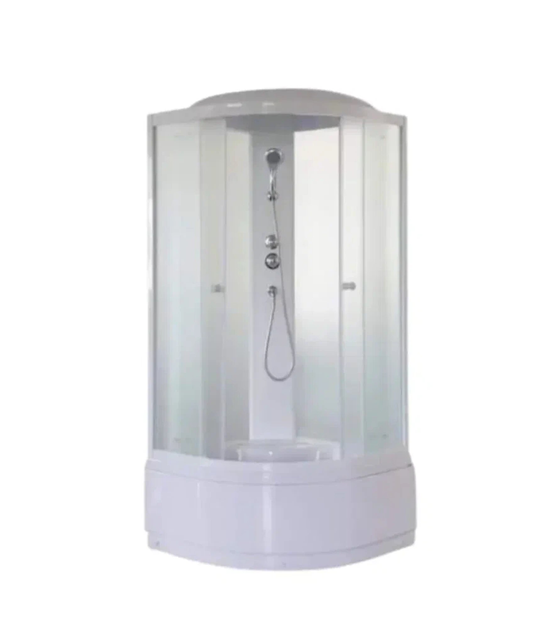 Душевая кабина ASTERA TM 409 PRO (900/900/2180) высокий поддон(40см) стекло матовое, профиль белый