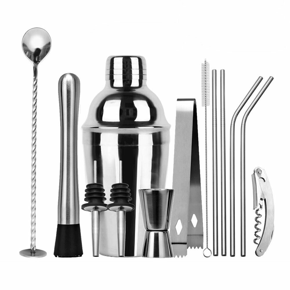 Набор для приготовления коктейлей CG1207 13PCS из нержавеющей стали 304, инструменты для приготовления напитков, набор инструментов, подарок на день рождения
