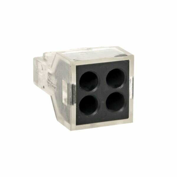Клемма с пастой строительно-монтажная СМК 773-104 4-проводная 1.0-2.5кв. мм с пастой (уп.100шт) PROxima EKF plc-smk-104