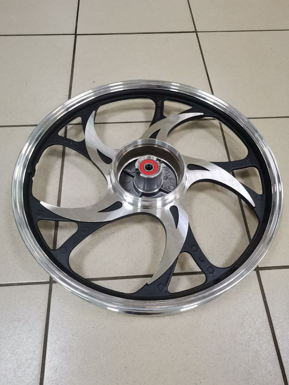 Обод литой (передний) d-17", для мопеда Delta/Alpha