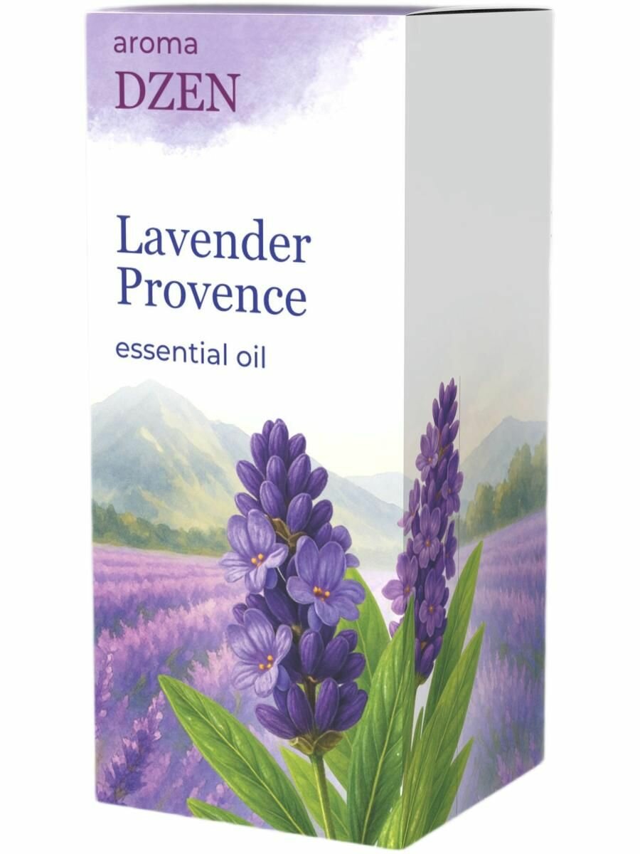Эфирное масло Лаванда Прованс Aroma Dzen, для ароматерапии, для бани и сауны, 5 мл