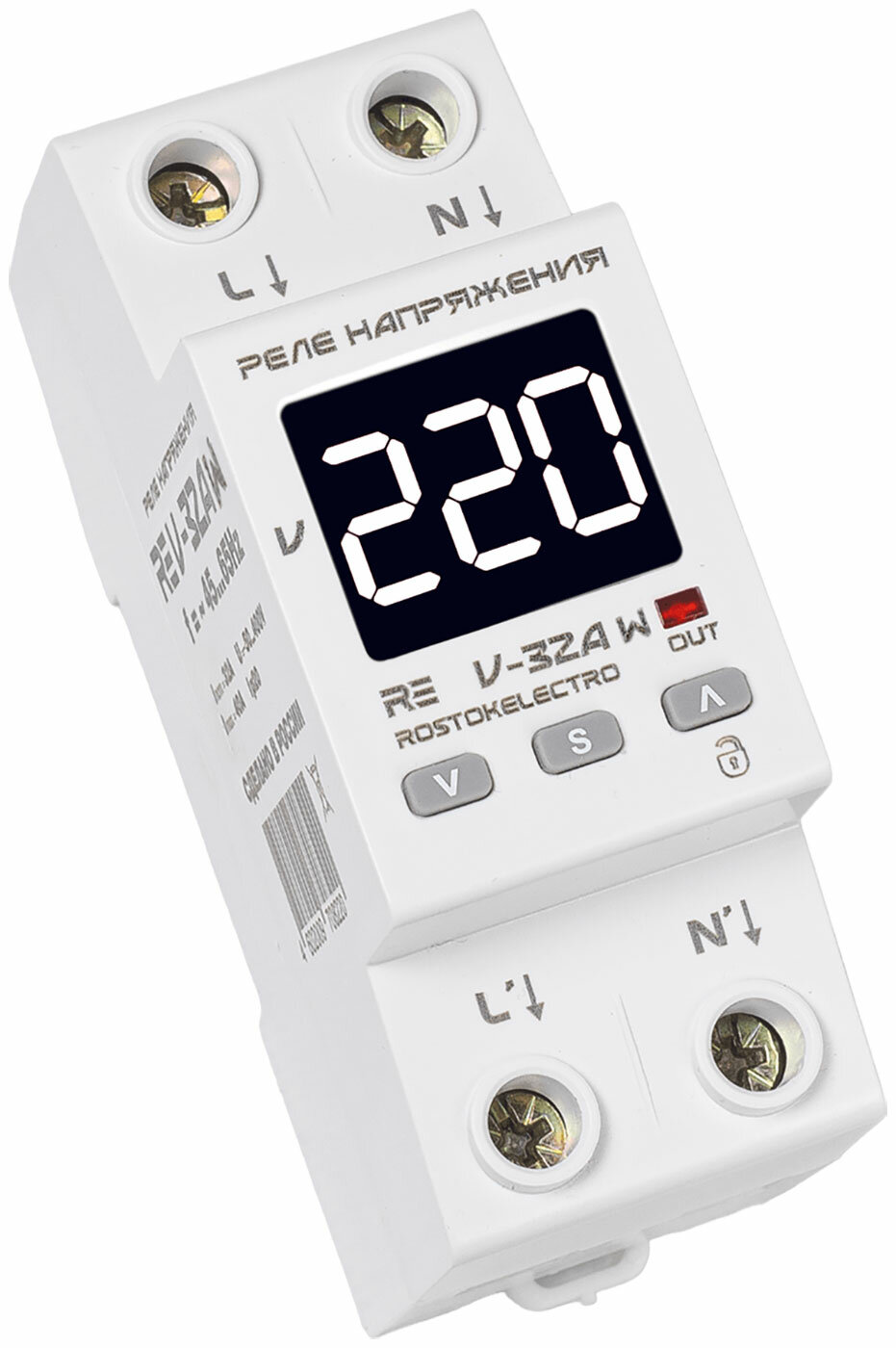 Реле напряжения RE V-32A W