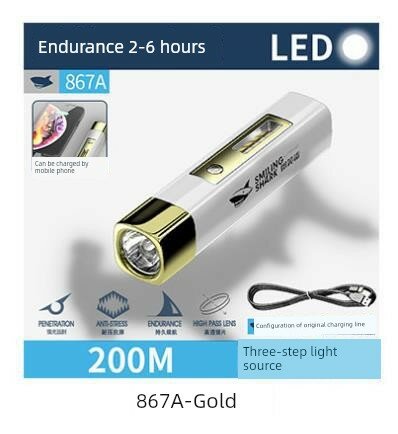 Светодиодный ультраяркий фонарь, перезаряжаемый, с функцией повербанка, прожектор, дальнобойный, уличный, портативный,