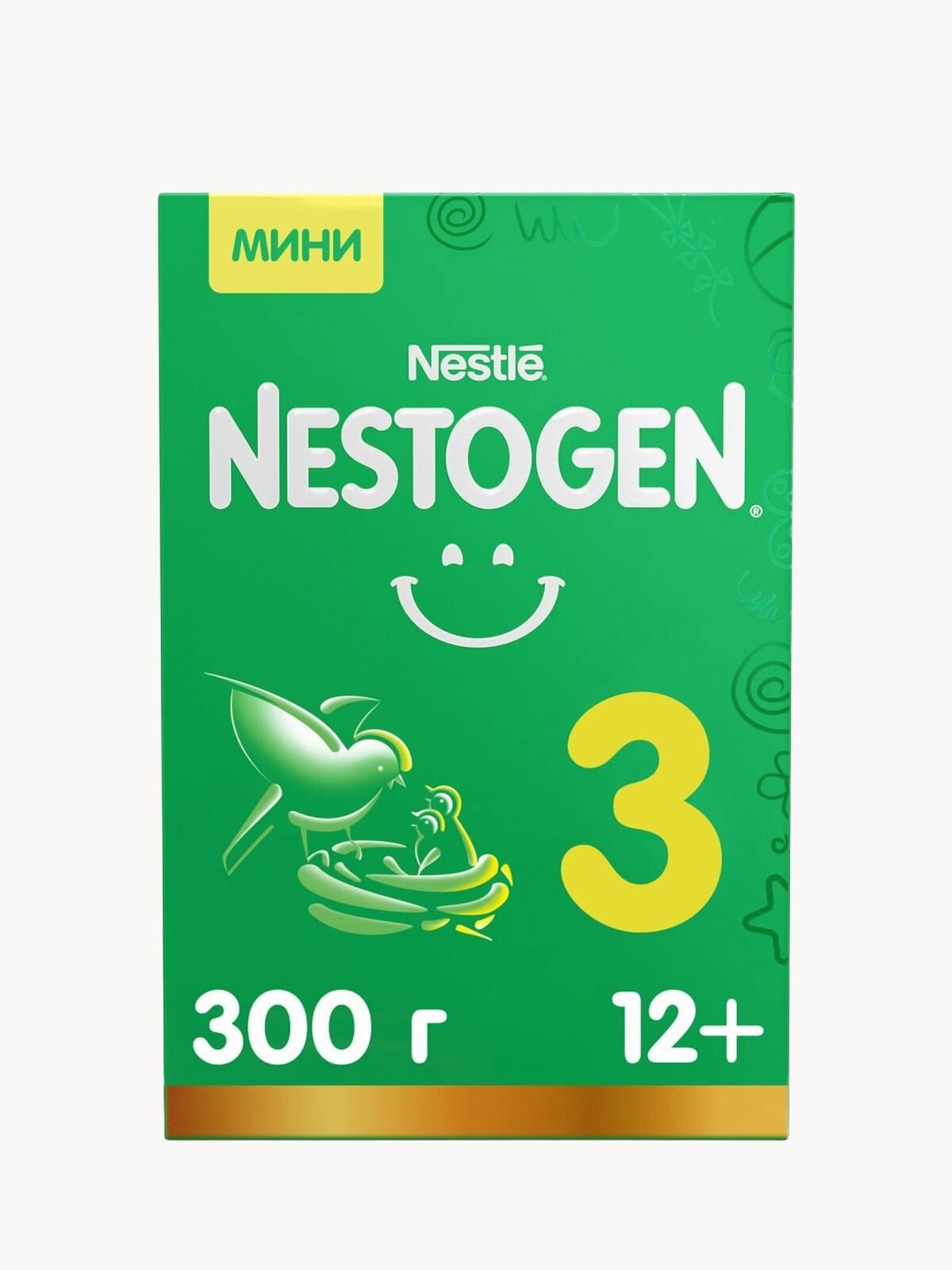 Смесь Nestogen (Nestlé) 3 для регулярного мягкого стула, с 12 месяцев, 300 г