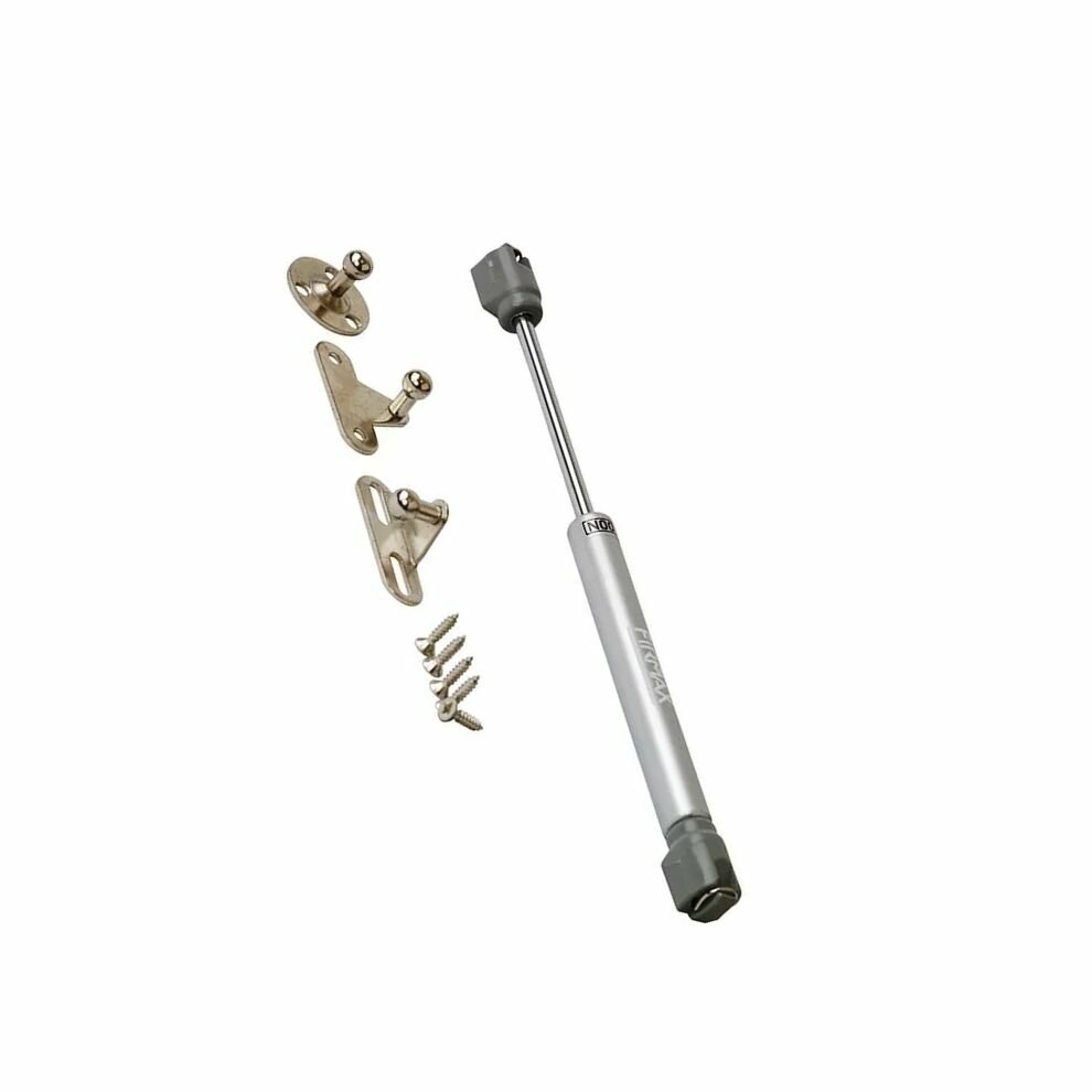 Газовый подъемник мебельный Firmax 120N 4,5-5,0кг (комплект из 4 частей + саморезы) 1 ком.