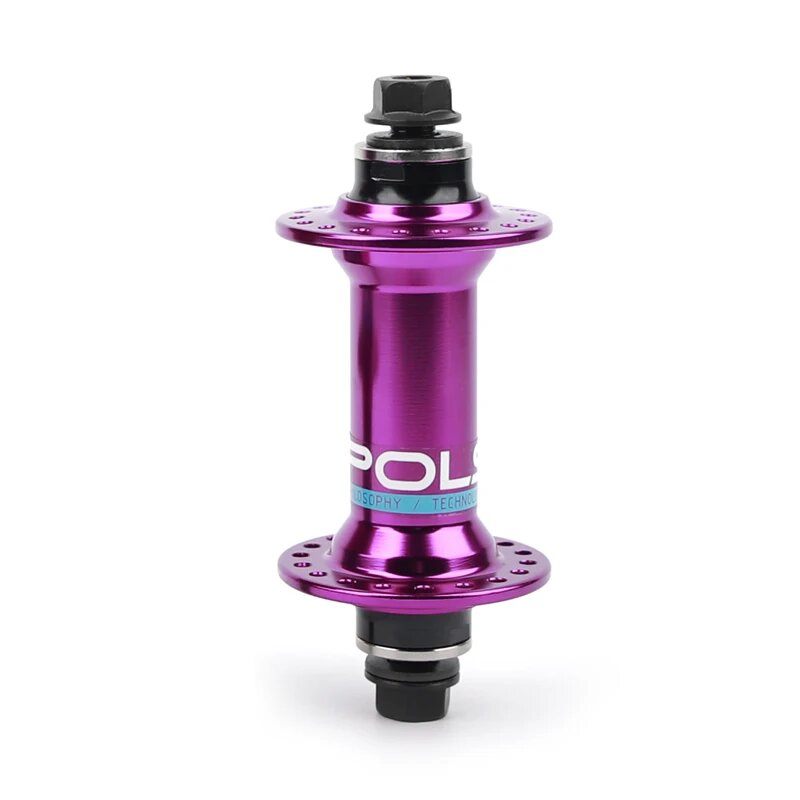POLSO BH002 Втулки BMX 100x3/8 36 отверстий Фиолетовый, Purple front hub